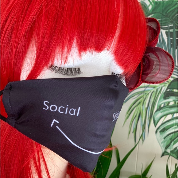 Accessories | New Slogan Face Mask Social Distancing Wfilter | Poshmark